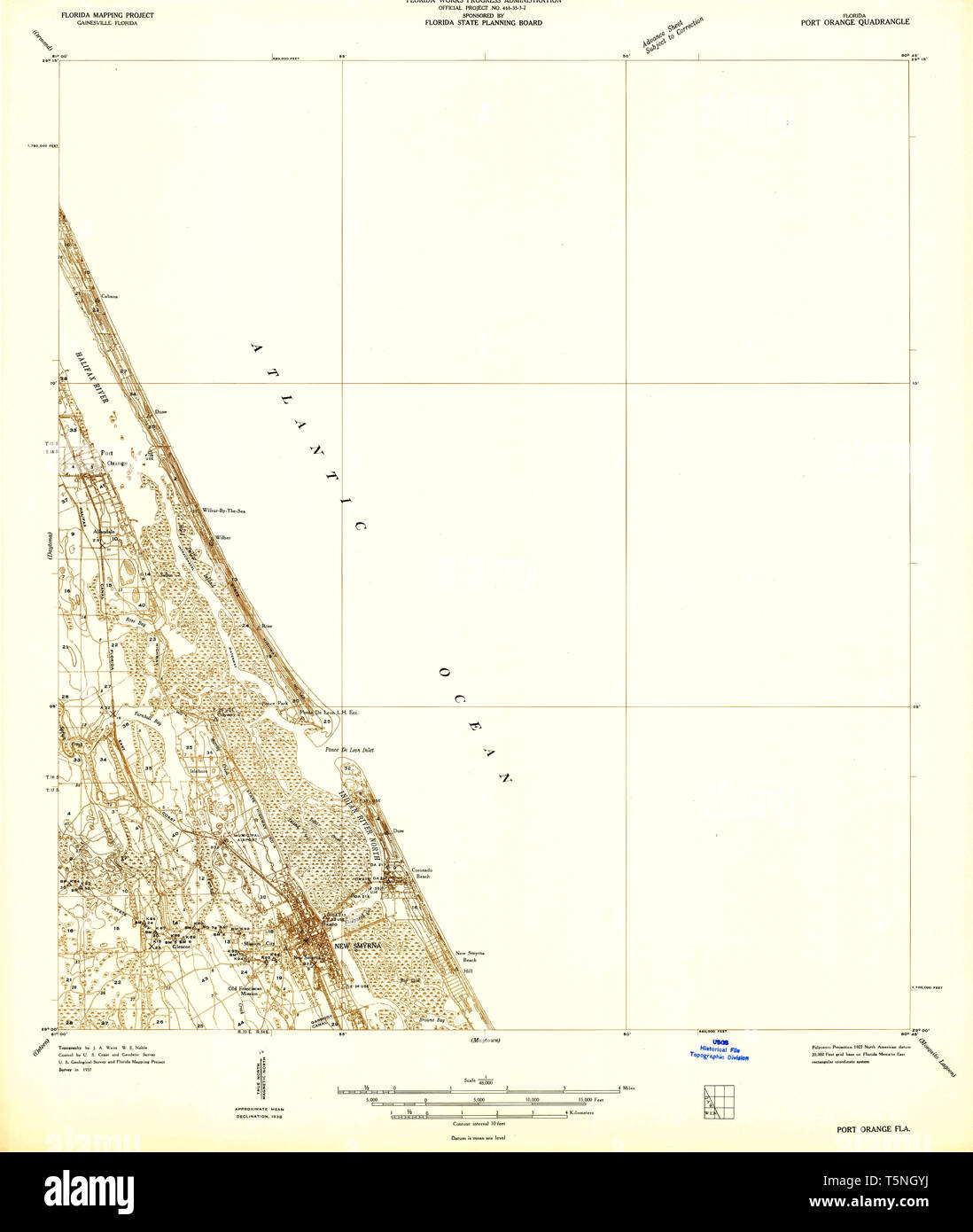 Map Of Port Orange High Resolution Stock Photography and Images - Alamy