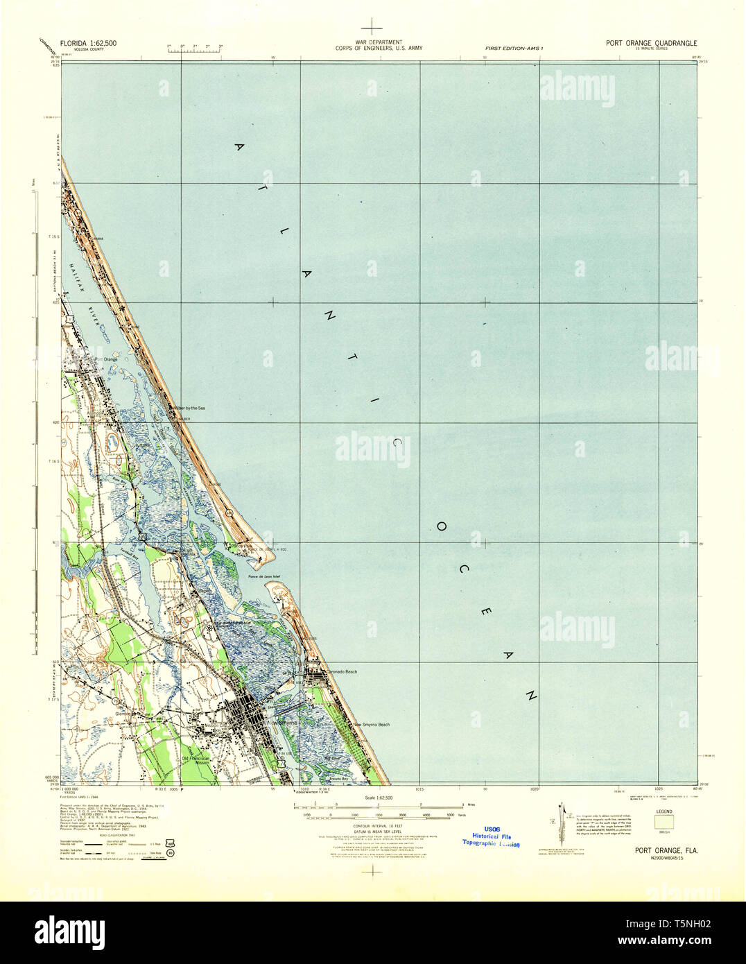 Map of port orange hi-res stock photography and images - Alamy
