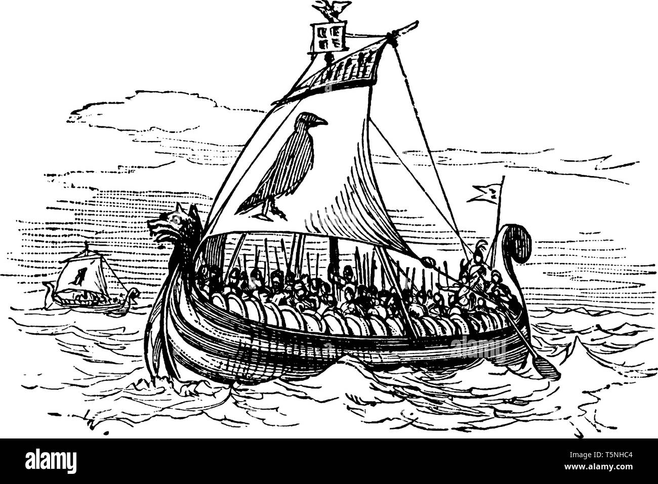 Norse galley Stock Vector Images - Alamy