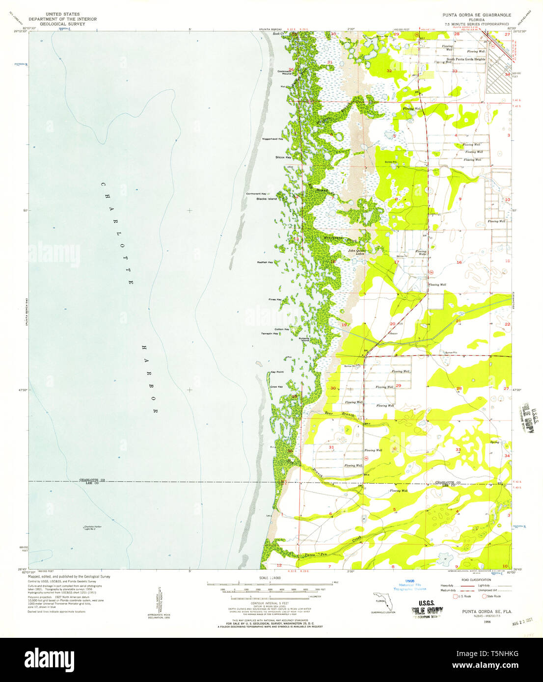 Punta gorda florida map hi-res stock photography and images - Alamy