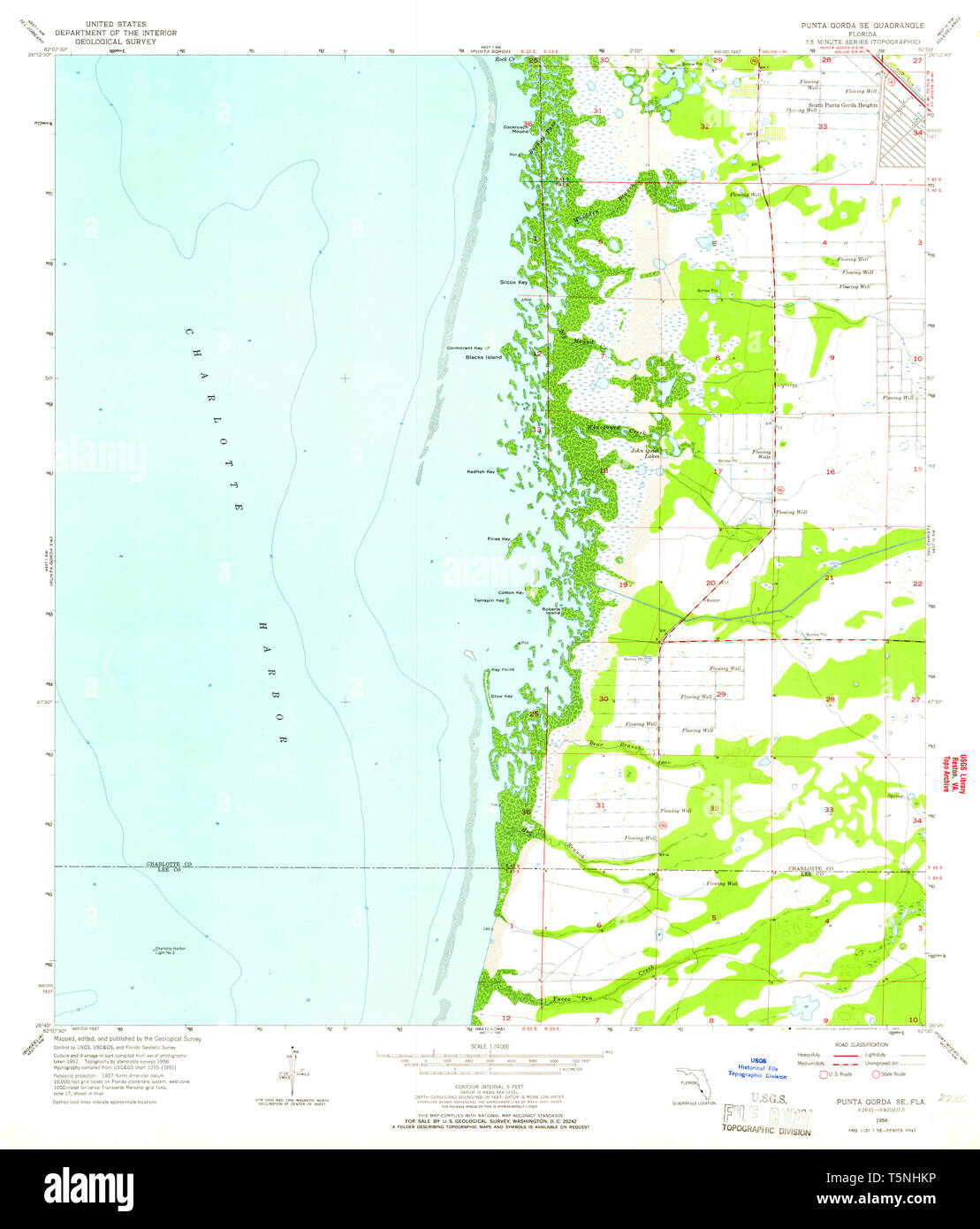 Punta gorda florida map hi-res stock photography and images - Alamy
