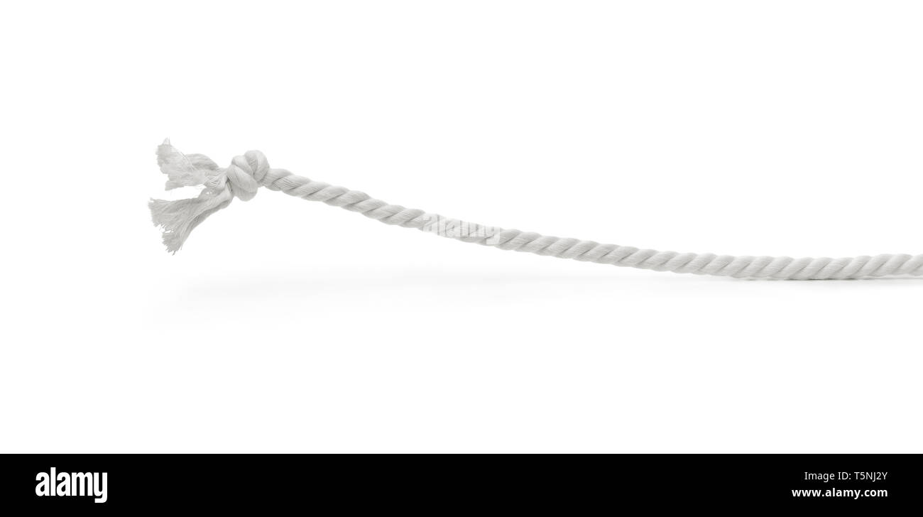 Funny braided rope concept. Braided rope getting up itself against ...