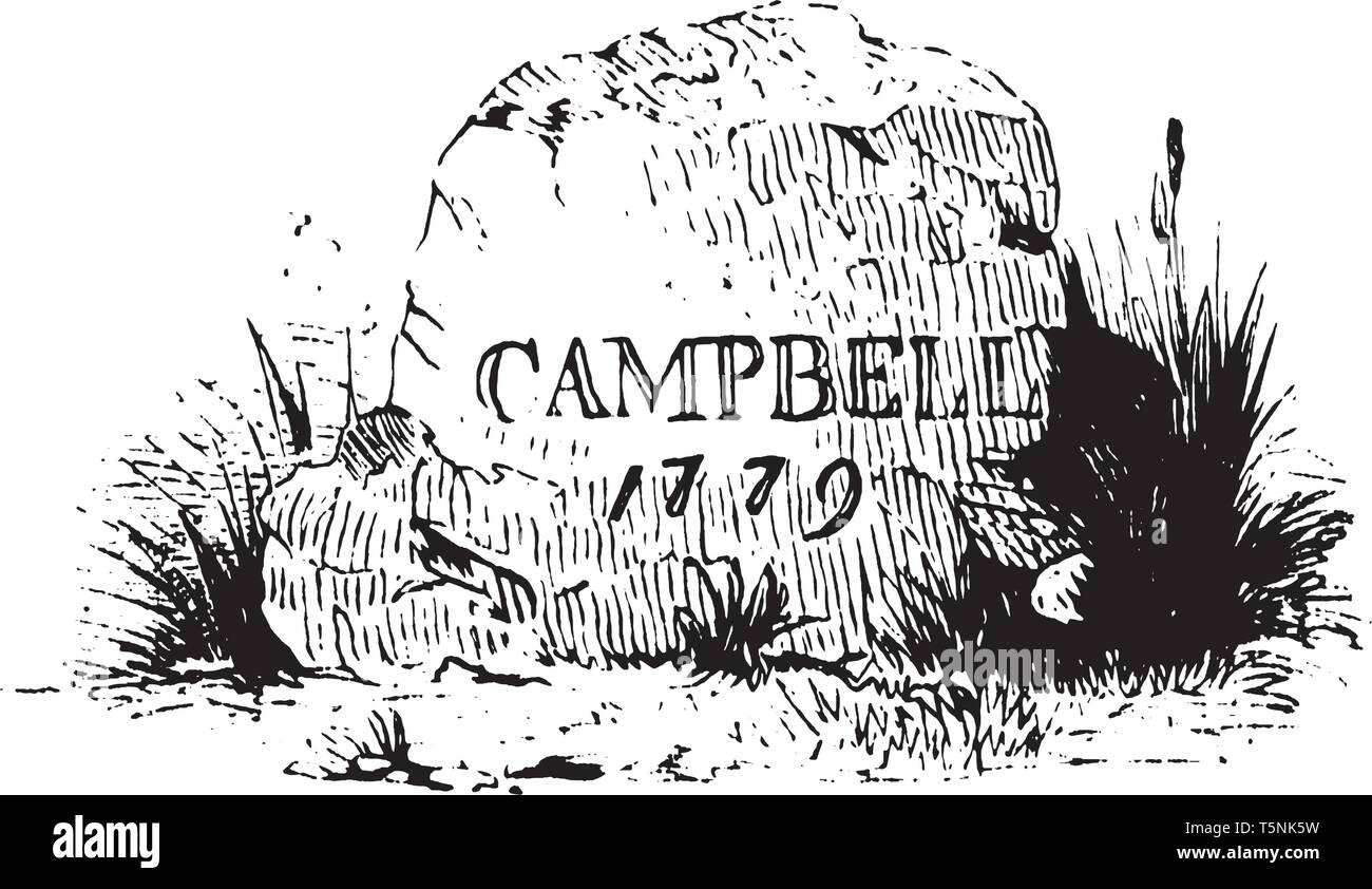 Stone with a name,Tribute of respect for a meritorious officer,vintage ...