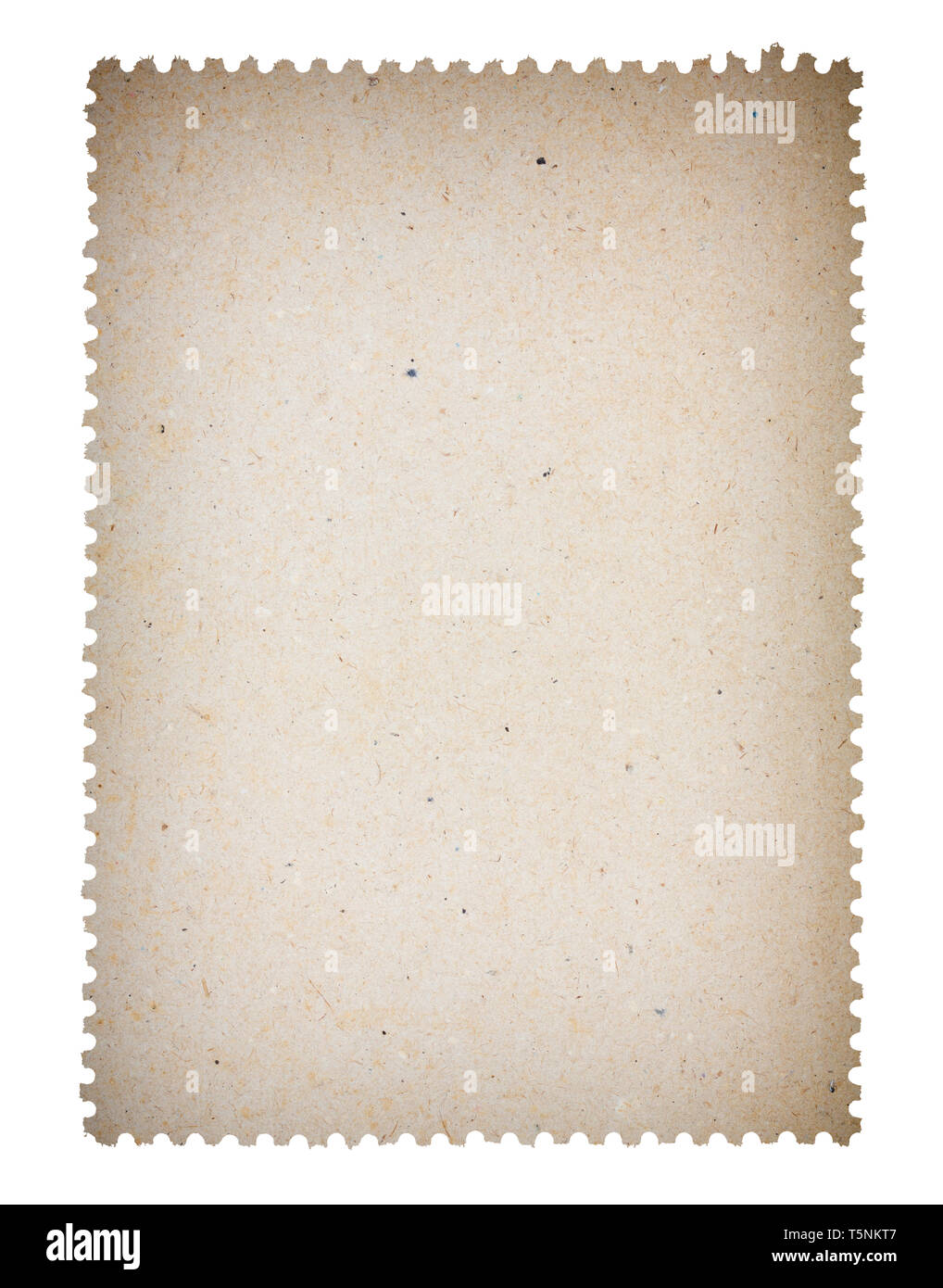 Blank old post paper stamp, isolated on white background Stock Photo ...