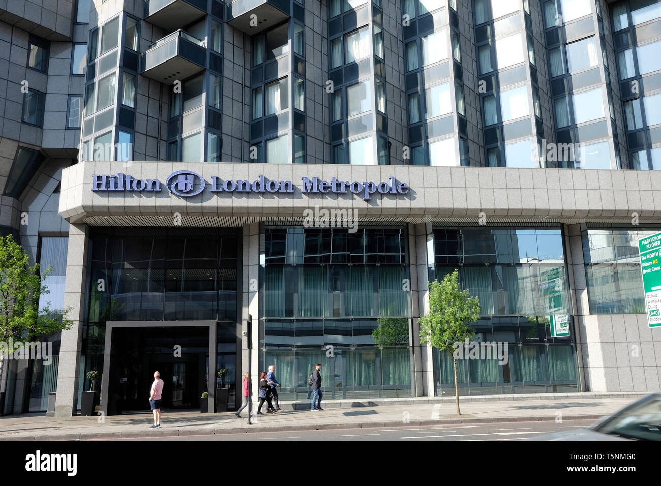 A general view of Hilton London Metropole hotel in Edgware Road ...