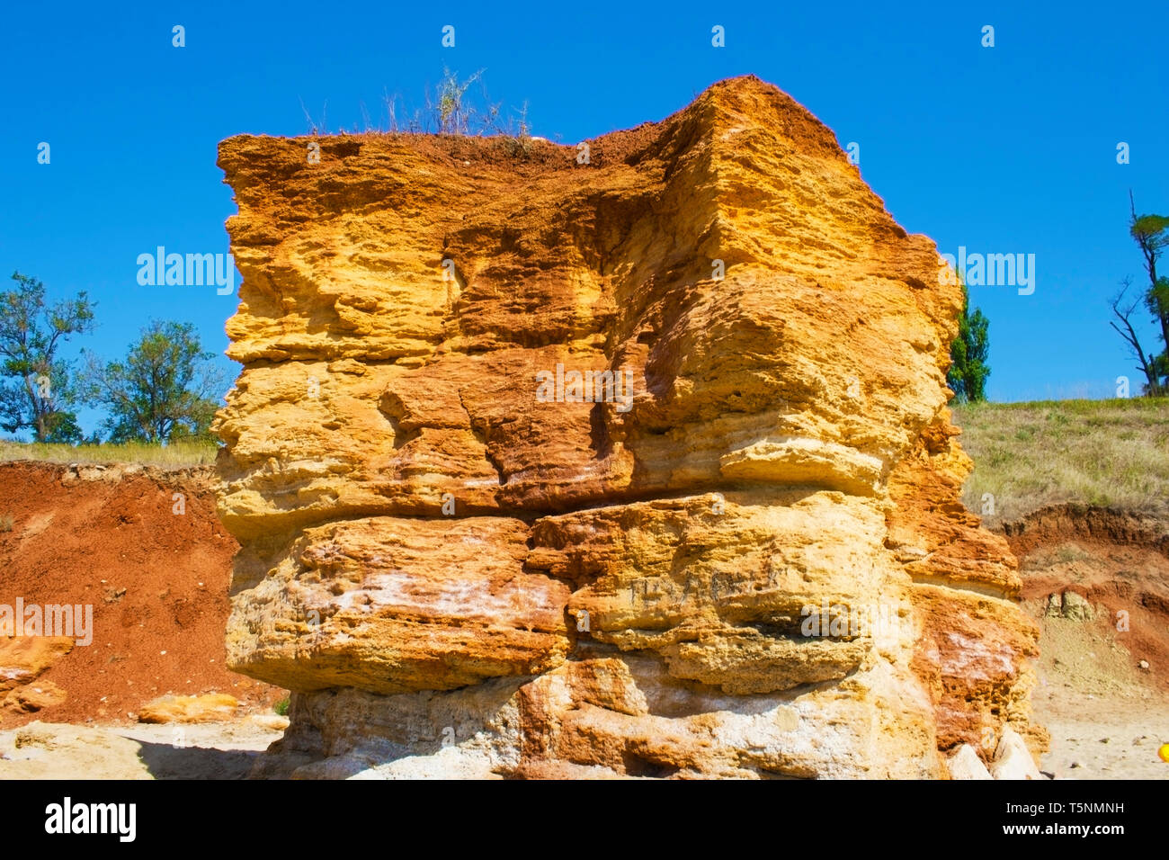 Mountain of clay Stock Photo - Alamy
