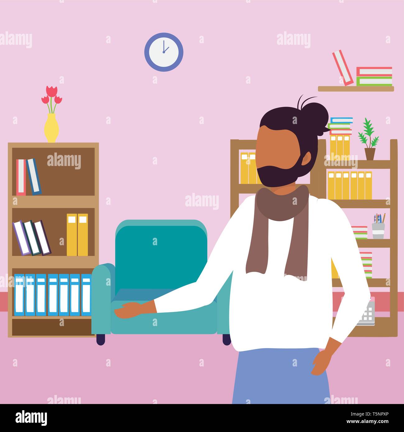 casual happy people man indoor scene at house home with furniture ...