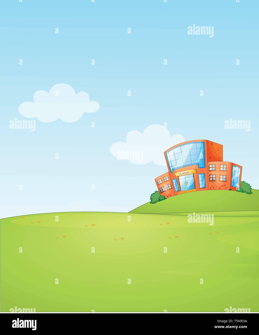 A school background template illustration Stock Vector Image & Art - Alamy