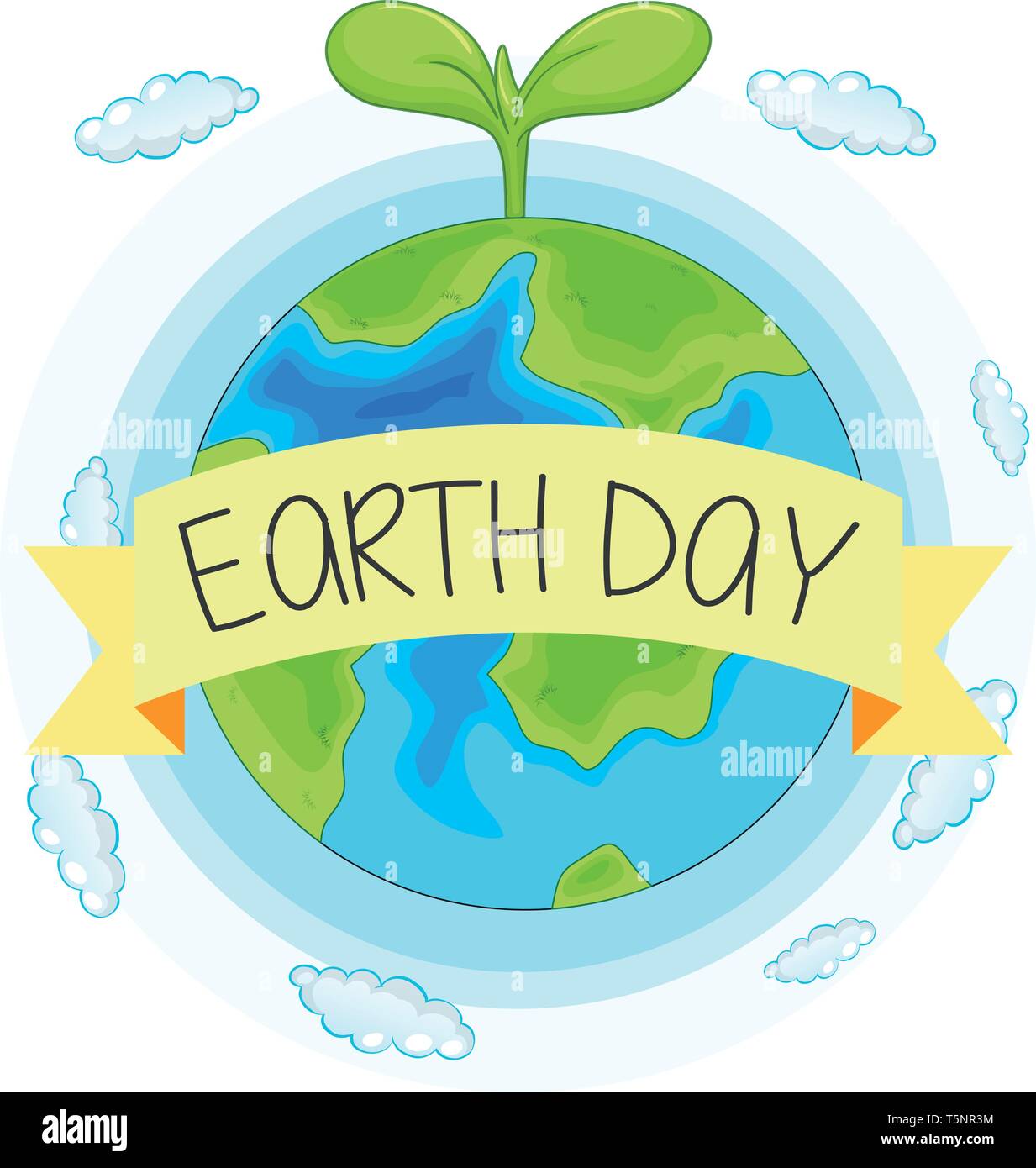 Earth day background concept illustration Stock Vector Image & Art - Alamy