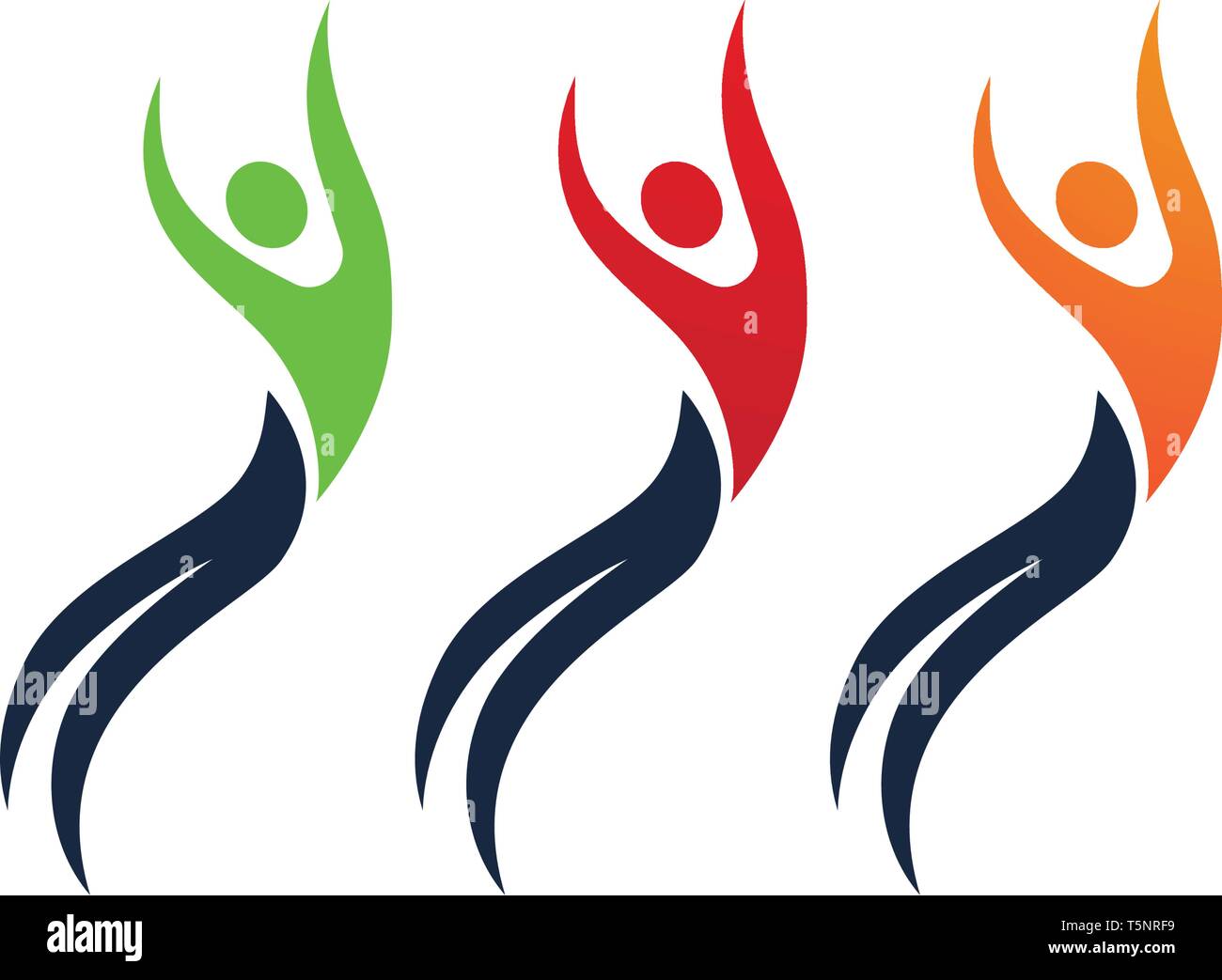 Star success people care logo and symbols template Stock Vector Image ...