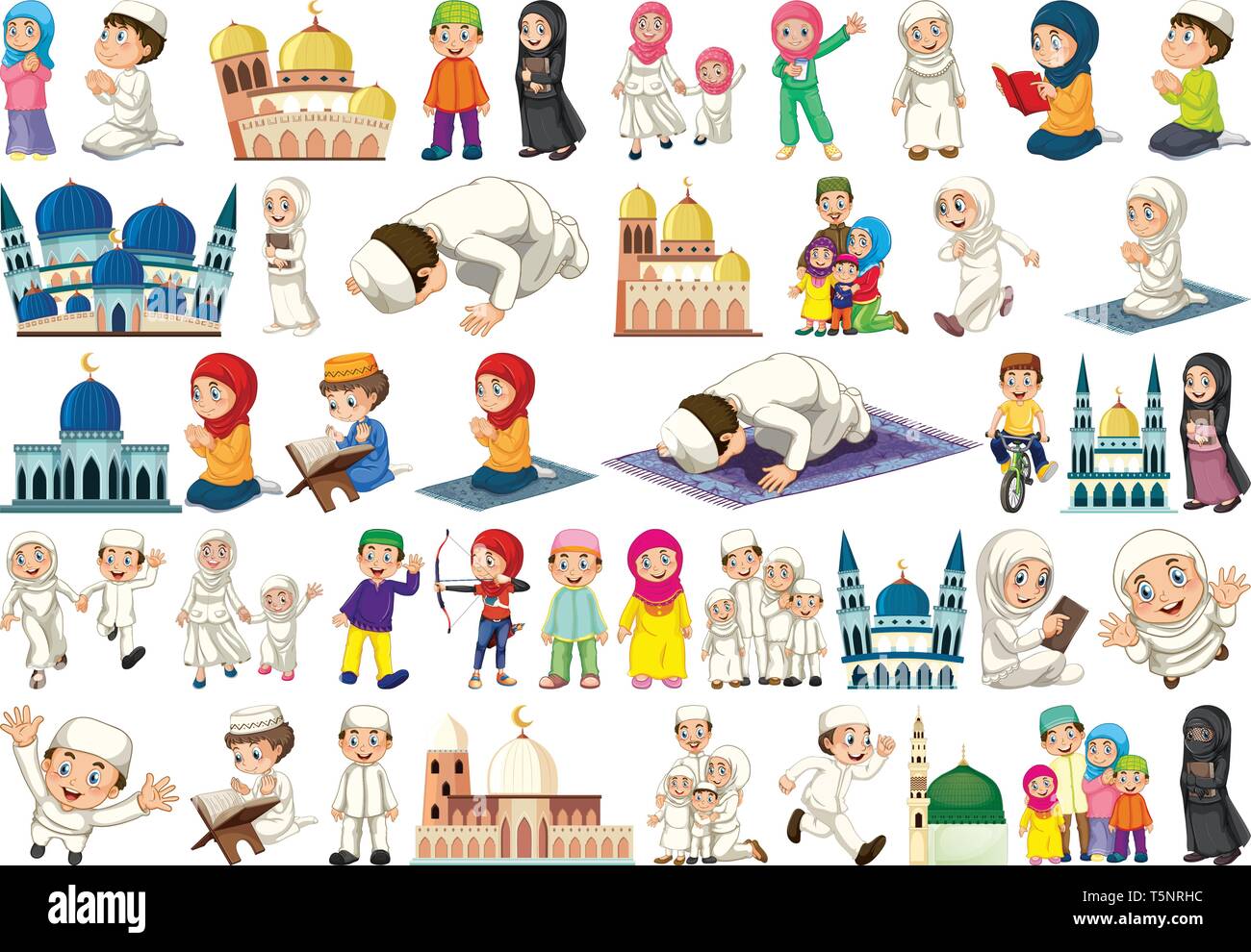 Islamic picture Stock Vector Images - Alamy