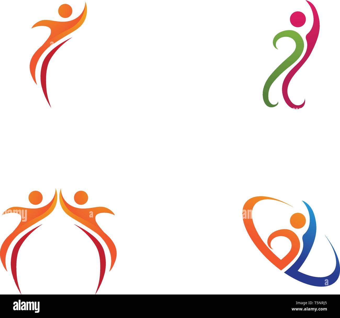 Star success people care logo and symbols template Stock Vector Image ...