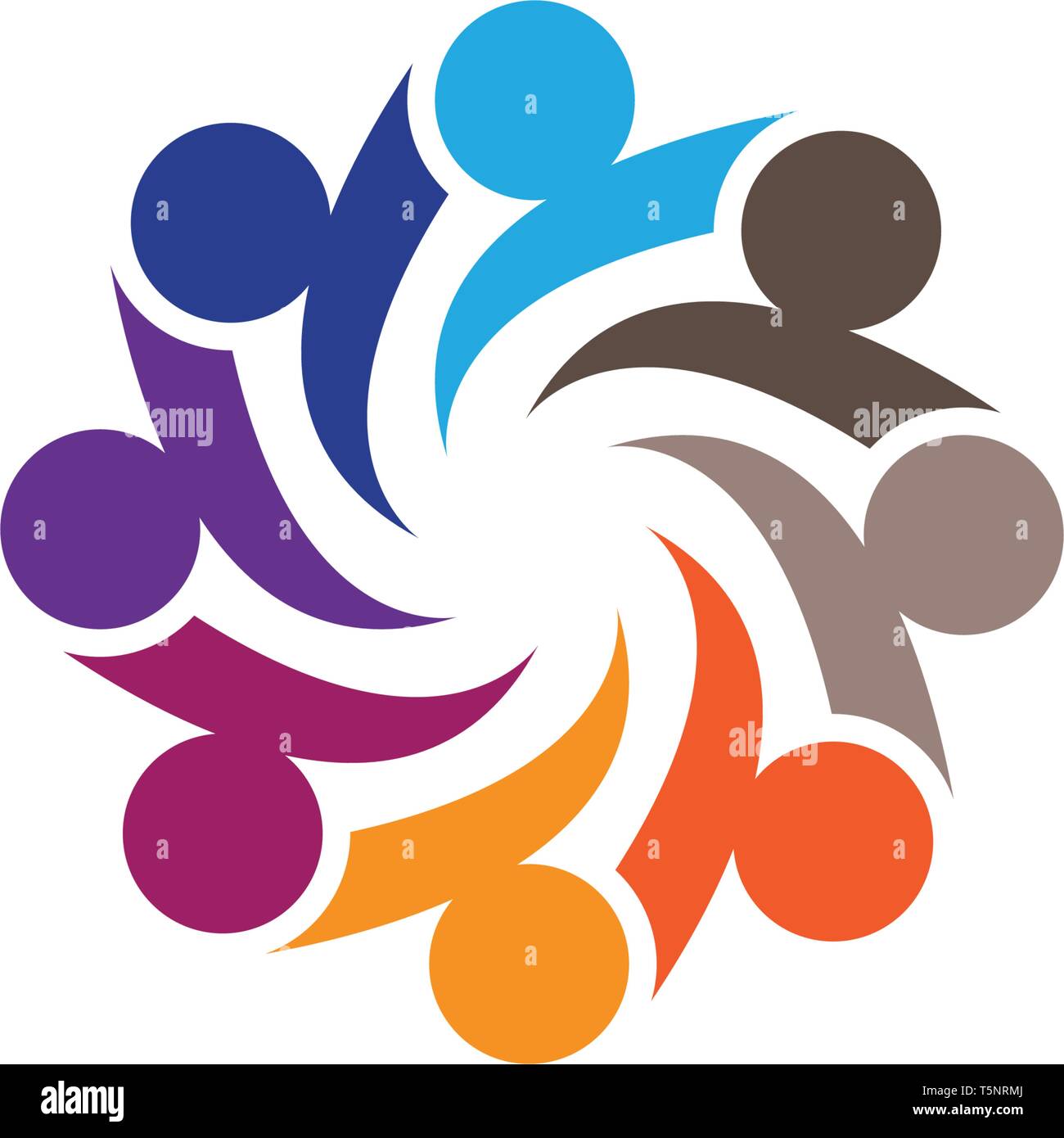 Adoption and community care Logo template vector icon Stock Vector ...