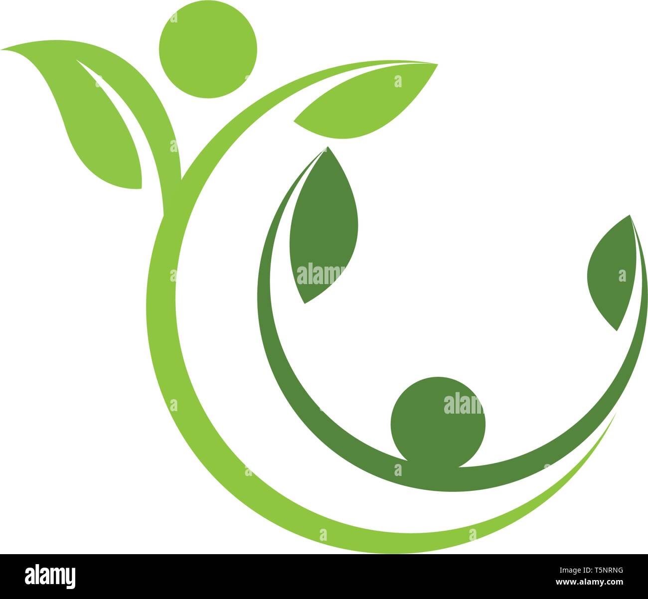 Tree Leaf Vector icon Illustration design template Stock Vector Image ...