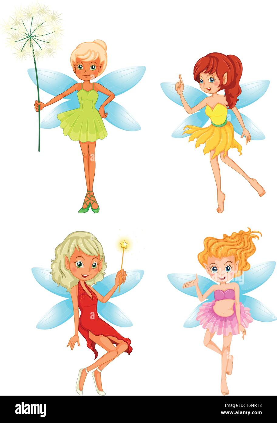 Fairy tale character set Cut Out Stock Images & Pictures - Alamy