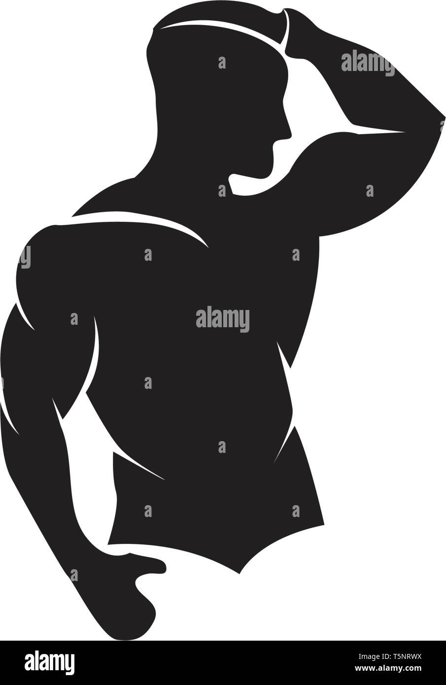 Vector object and Icons for Sport Label, Gym Badge, Fitness Logo Design ...