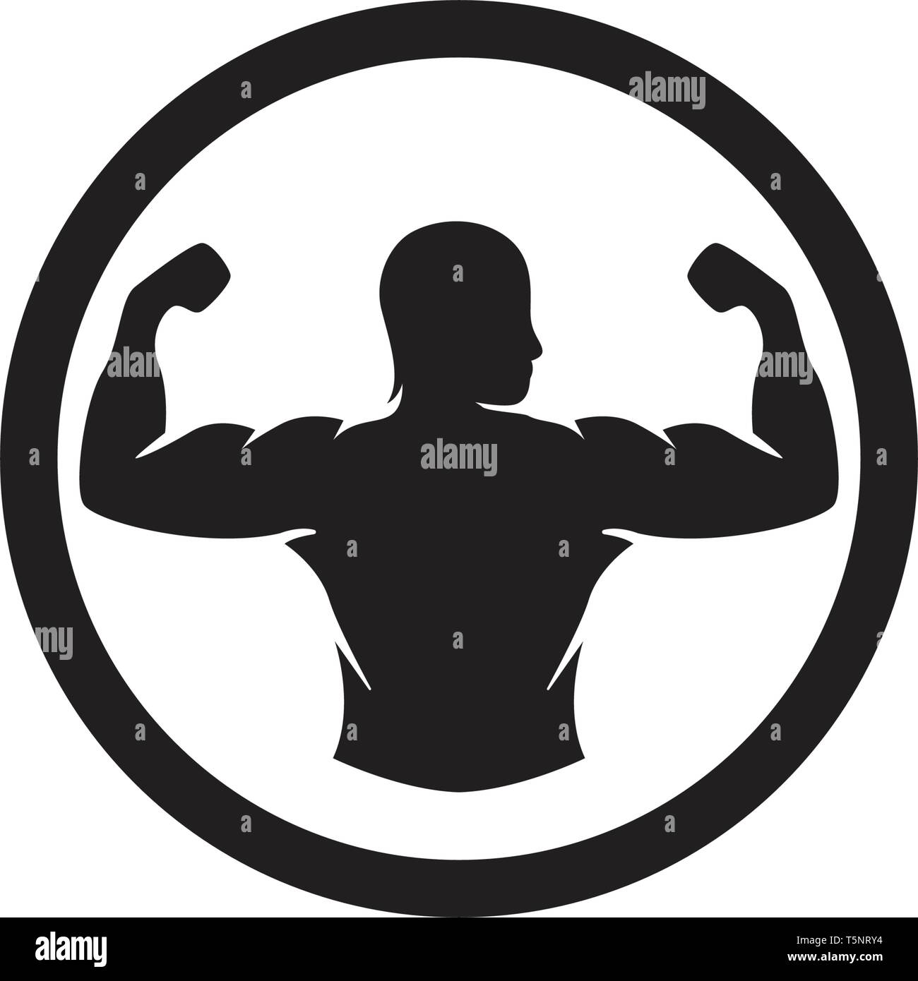 Vector object and Icons for Sport Label, Gym Badge, Fitness Logo Design ...
