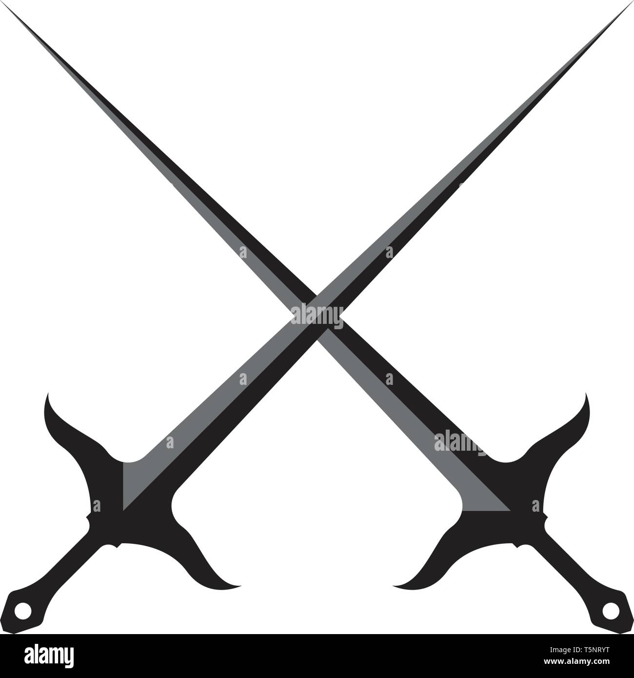 Sword vector logo illustration Stock Vector Image & Art - Alamy