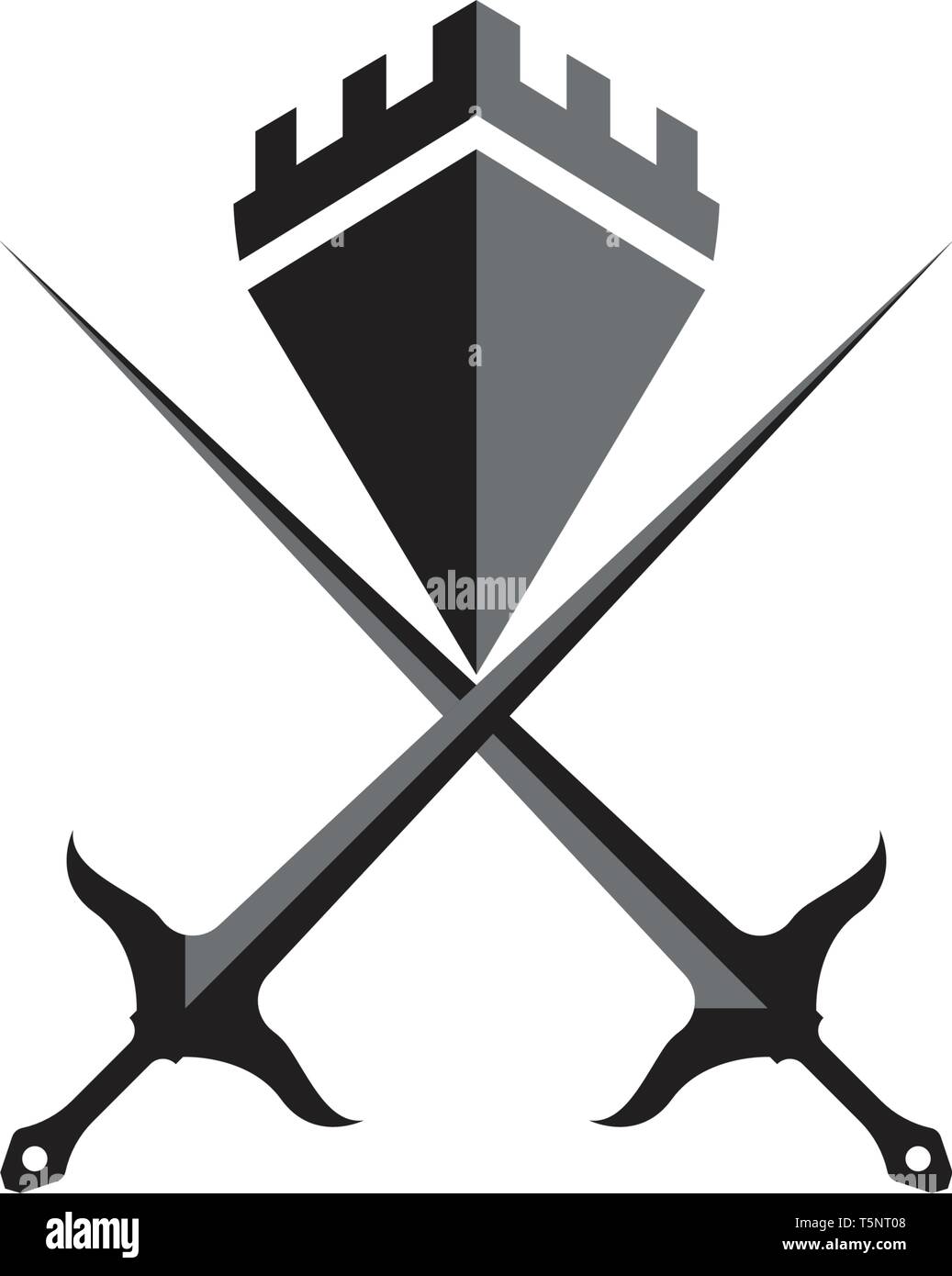 Sword vector logo illustration Stock Vector Image & Art - Alamy