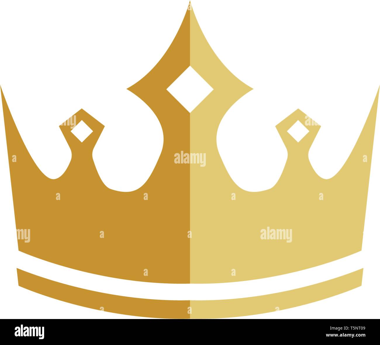 golden crown logo vector Stock Vector Image & Art - Alamy