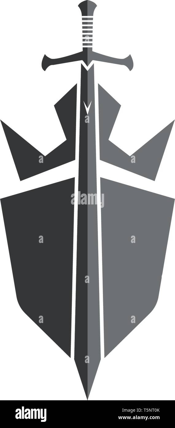 Sword vector logo illustration Stock Vector Image & Art - Alamy