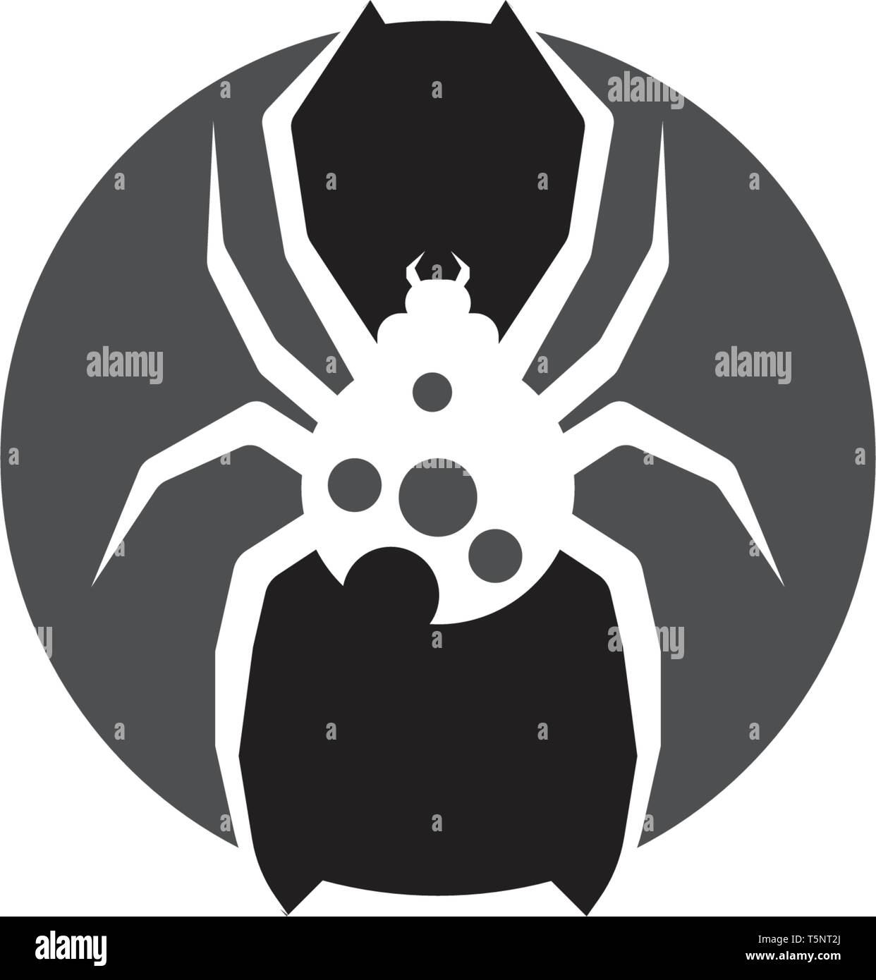 spider logo vector for business - Vector Stock Vector Image & Art - Alamy