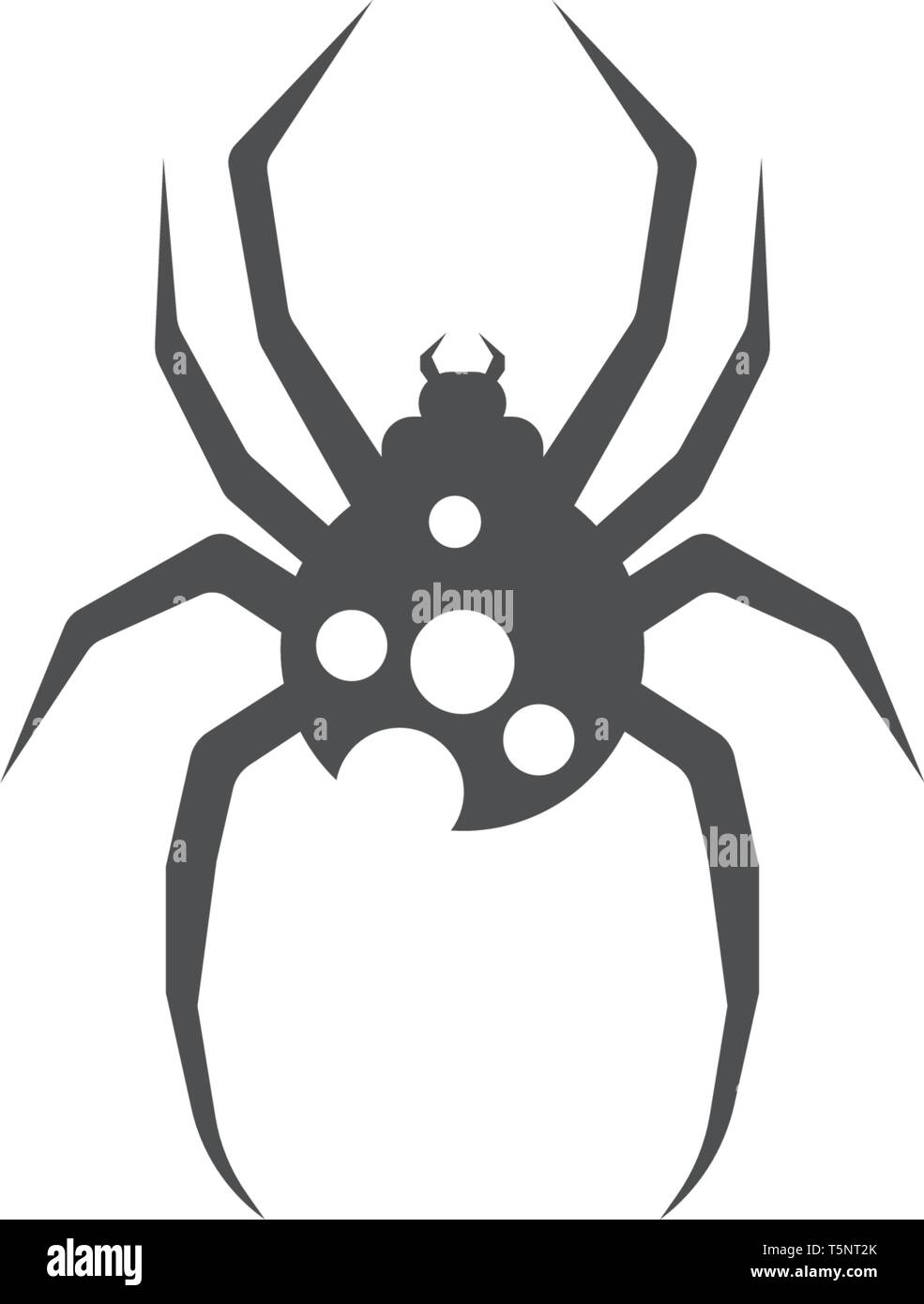 spider logo vector for business - Vector Stock Vector Image & Art - Alamy