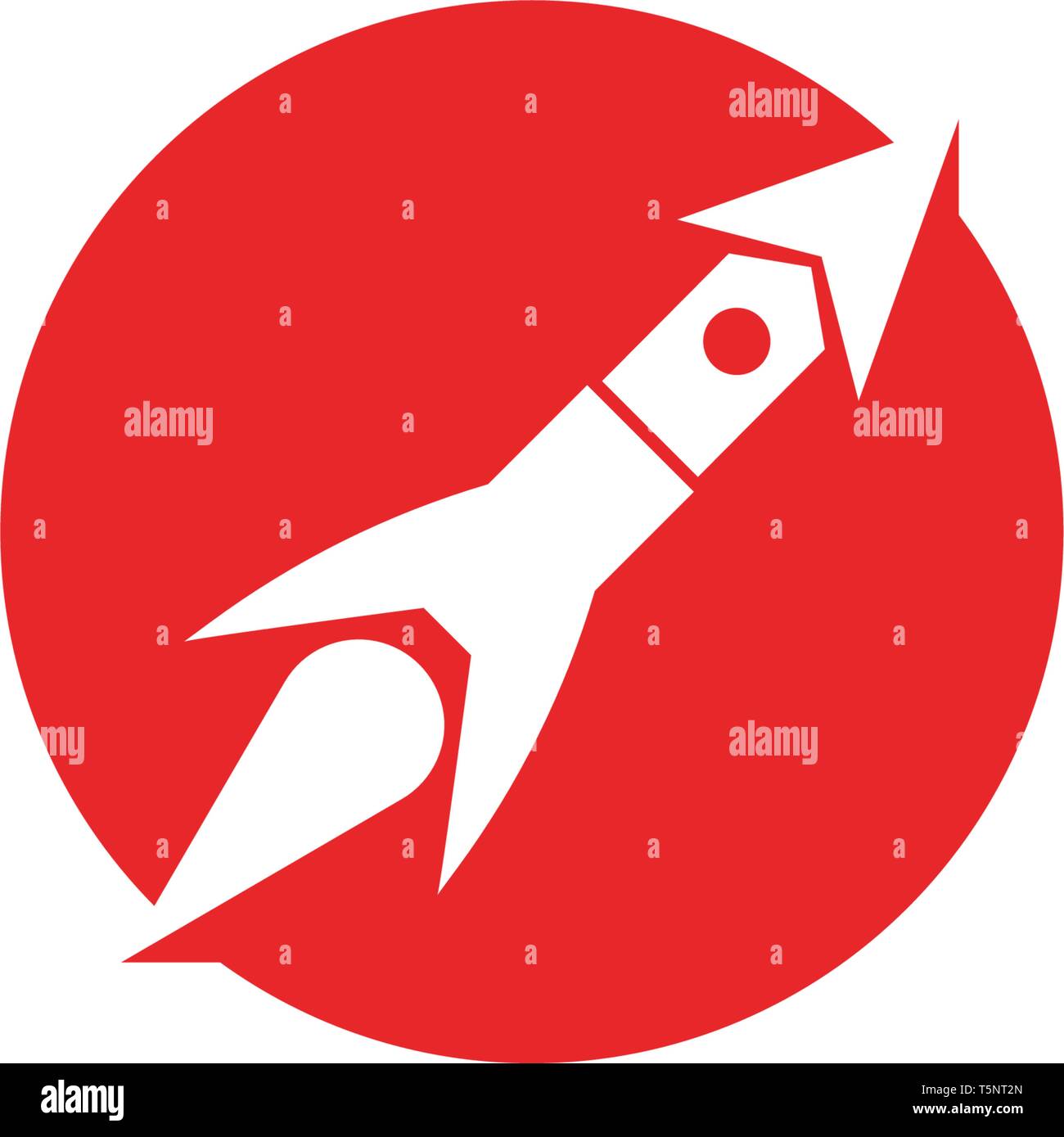 Rocket ilustration logo vector icon template - Vector Stock Vector ...