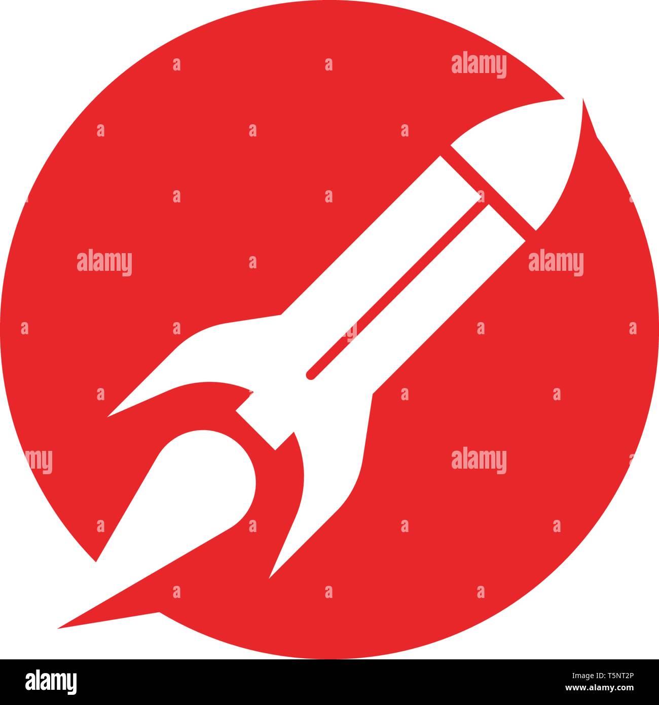 Rocket ilustration logo vector icon template - Vector Stock Vector ...