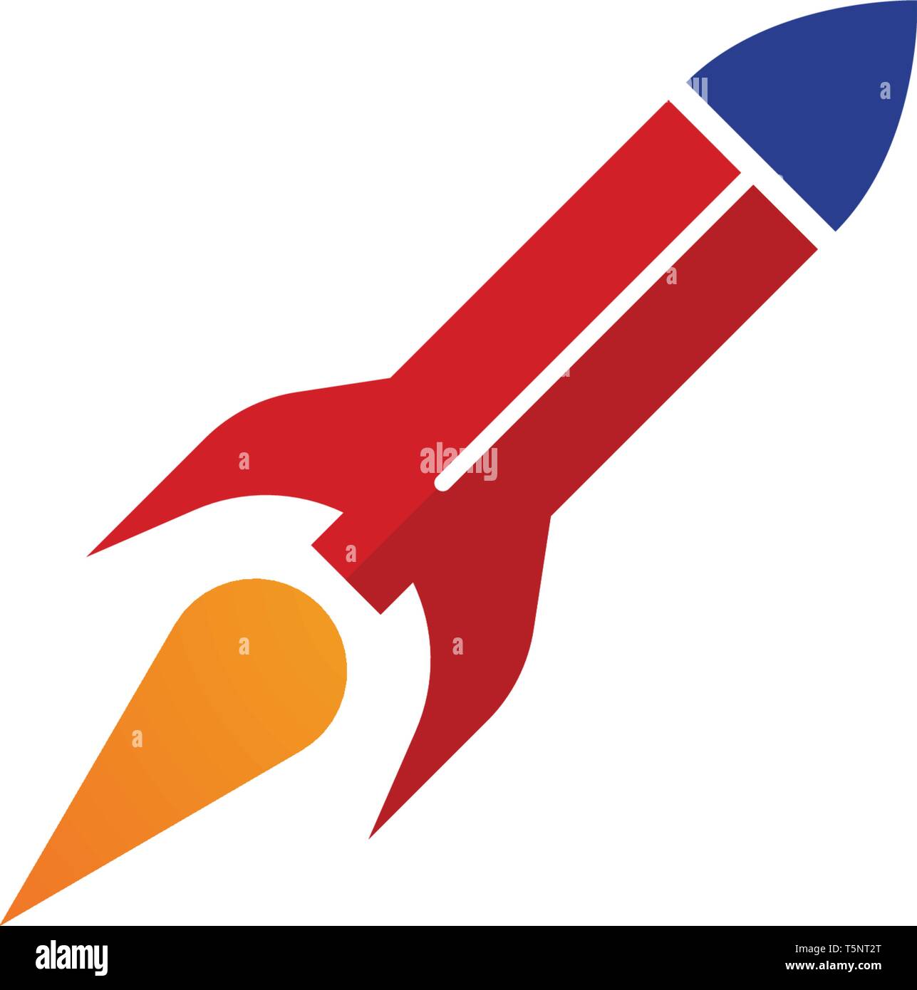 Rocket ilustration logo vector icon template - Vector Stock Vector ...