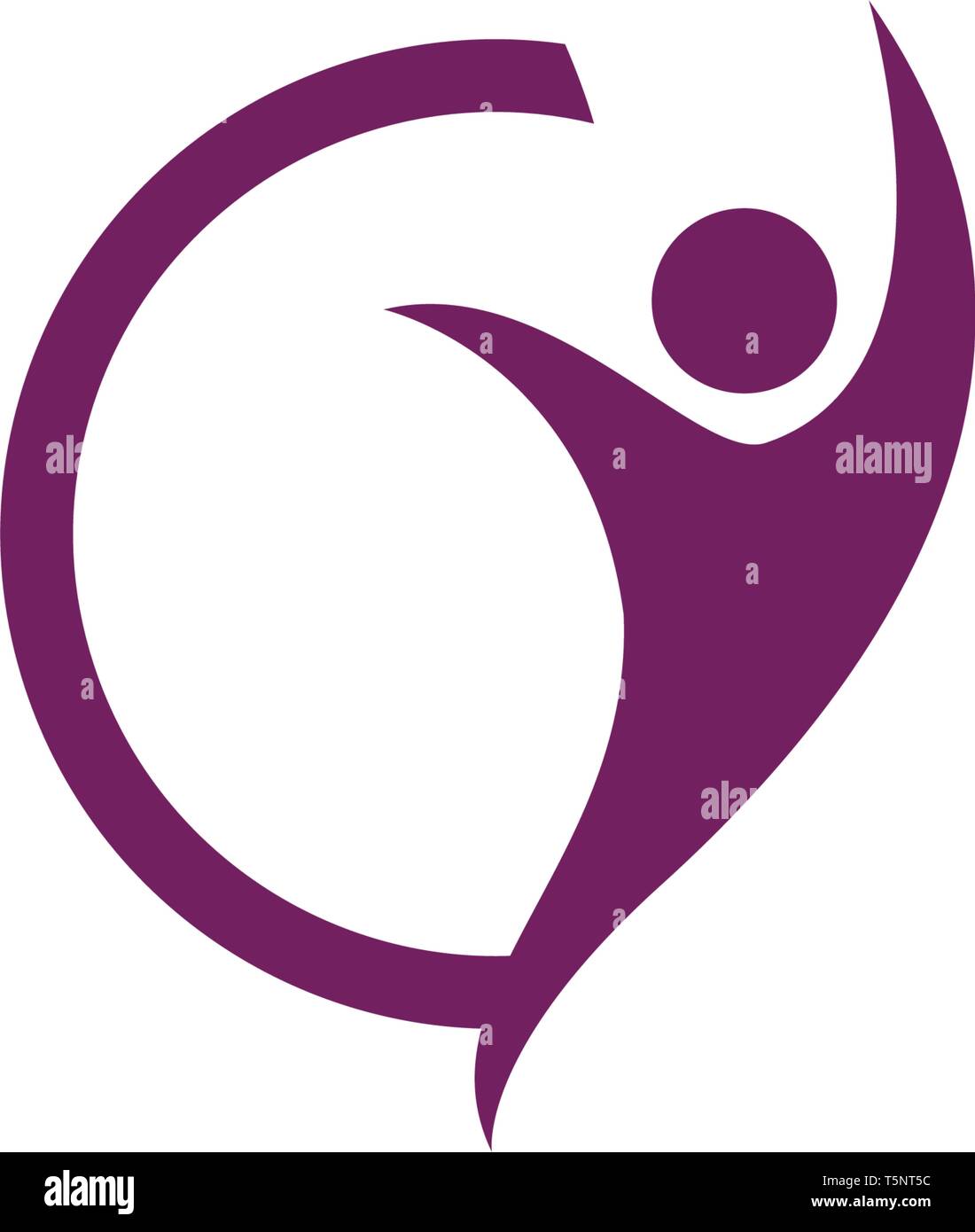 Healthy Life Logo template vector icon - Vector Stock Vector Image ...