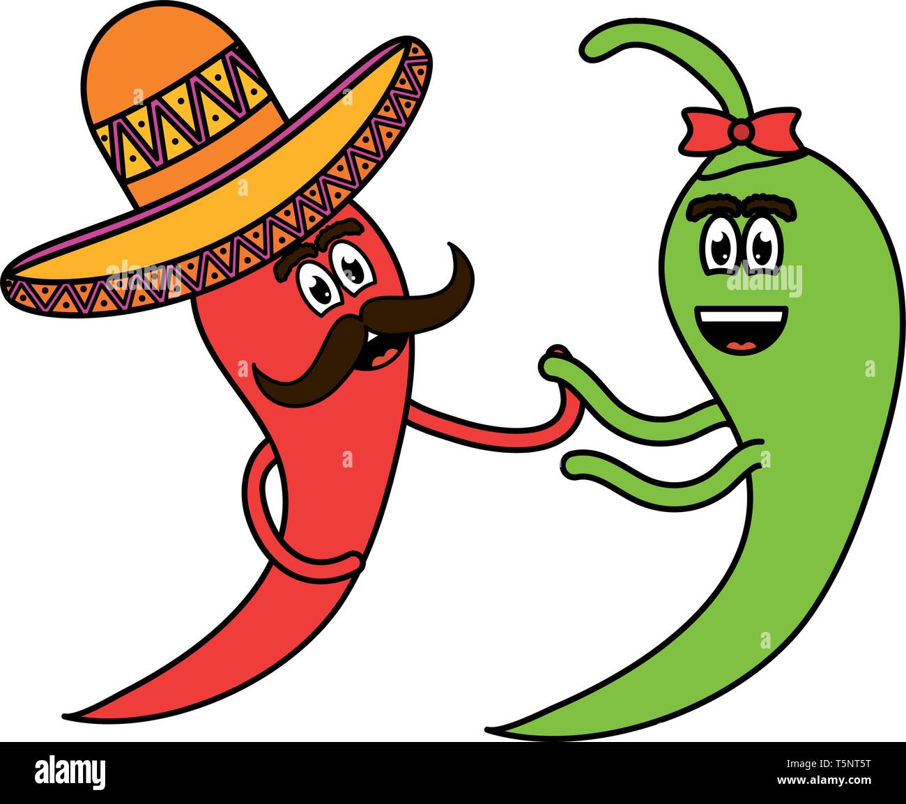 Chilli jalapenos Stock Vector Images - Alamy