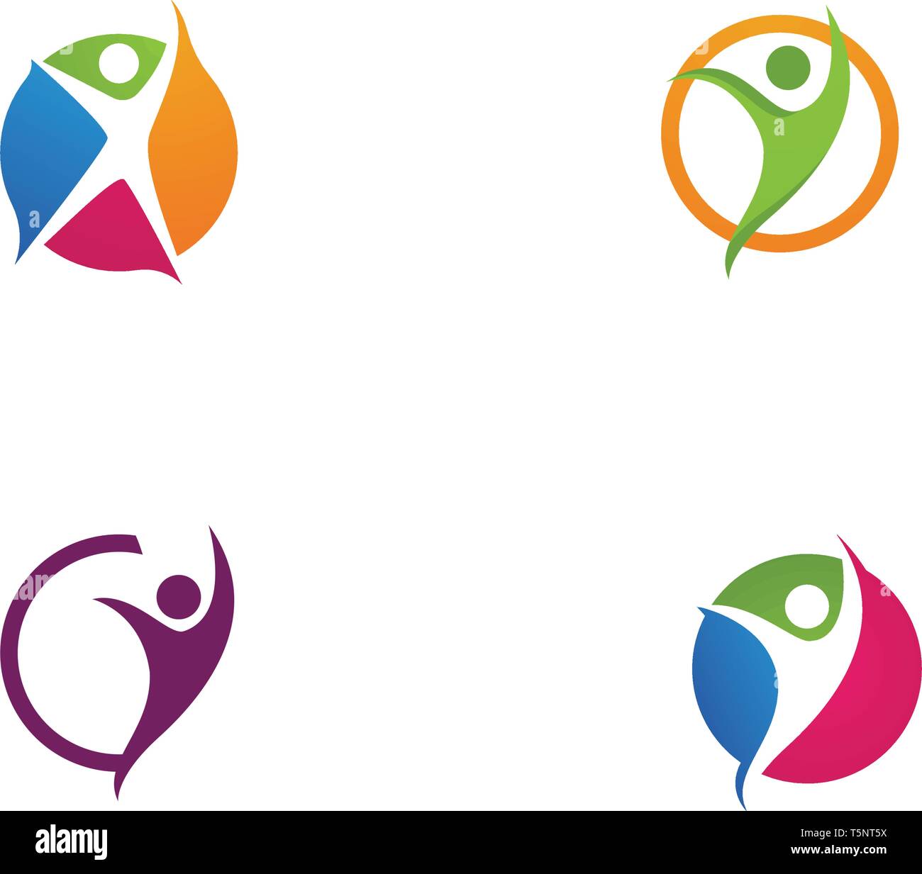 Healthy Life Logo template vector icon - Vector Stock Vector Image ...