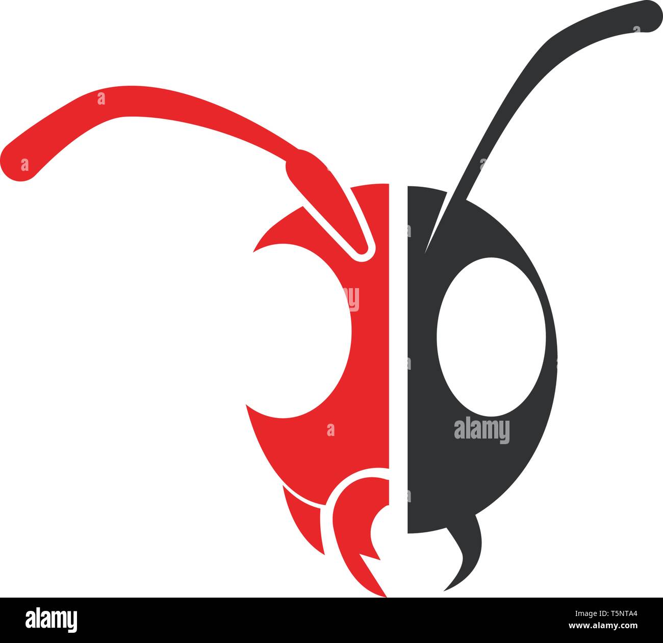 Red Ant Logo Exclusive Logo 929802, Fire Ant Head Logo