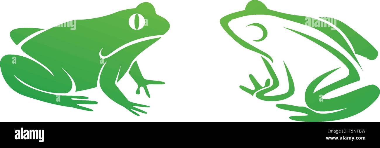 frog logo vector Stock Vector Image & Art - Alamy