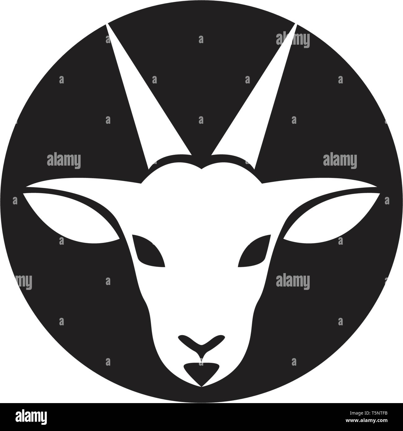Goat Logo Template vector Stock Vector Image & Art - Alamy