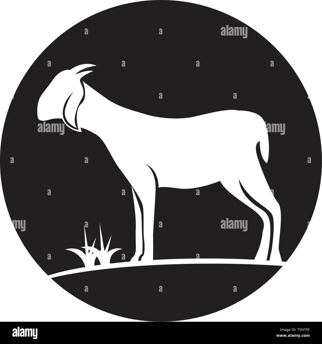Goat Logo Template vector Stock Vector Image & Art - Alamy