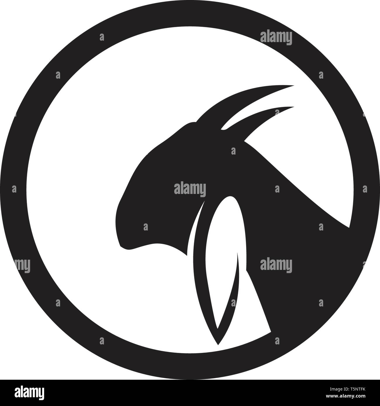 Goat Logo Template vector Stock Vector Image & Art - Alamy