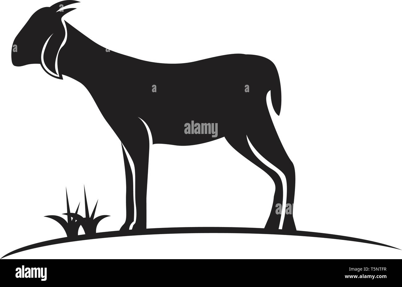 Goat tail domestic Stock Vector Images - Alamy