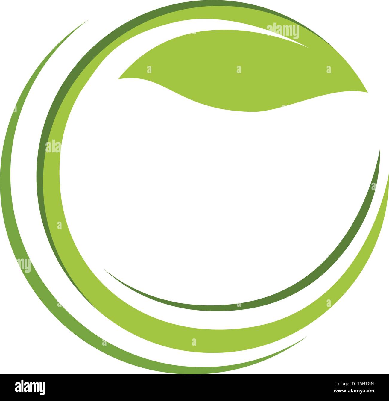 C Letter Logos of green Tree leaf ecology nature element vector Stock ...