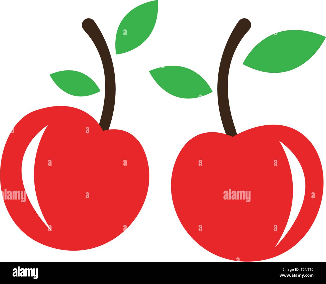 Cherry logo vector vectors hi-res stock photography and images - Alamy