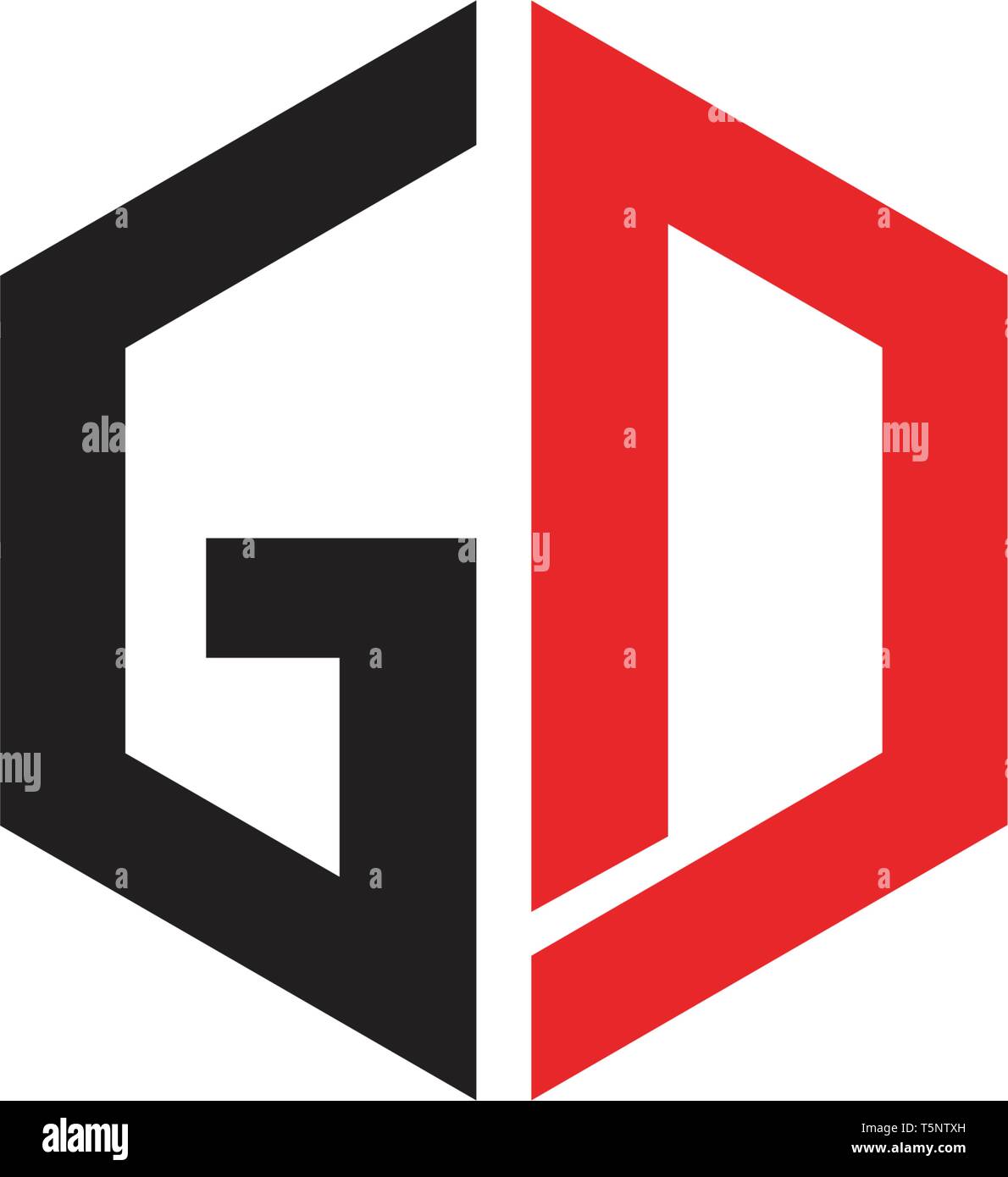 GD letter logo and symbol vector business Stock Vector Image & Art - Alamy