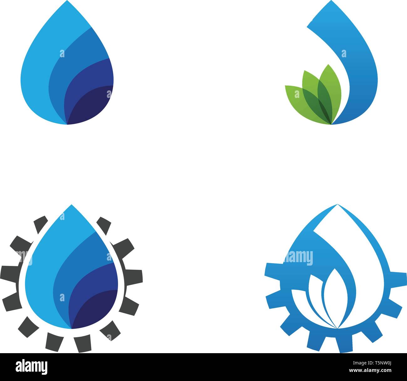 Water drop logo template illustration - Vector Stock Vector Image & Art ...