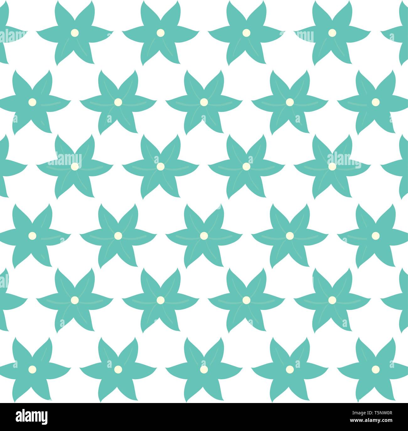 cute flowers nature pattern vector illustration design Stock Vector ...