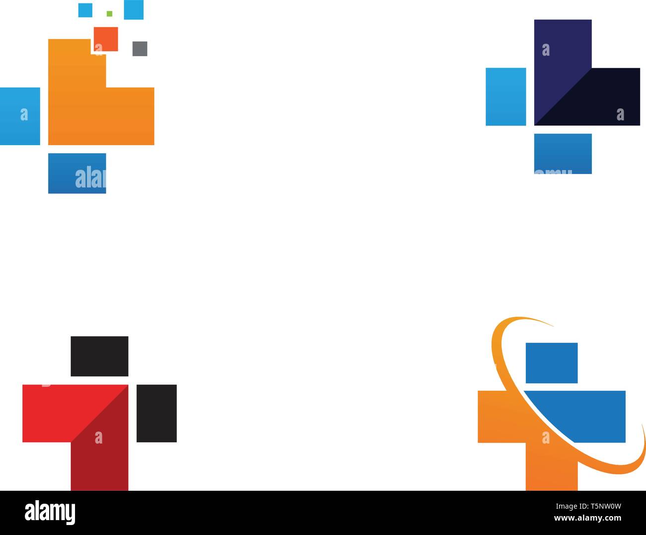 Hospital logo and symbols template icons vector health Stock Vector ...