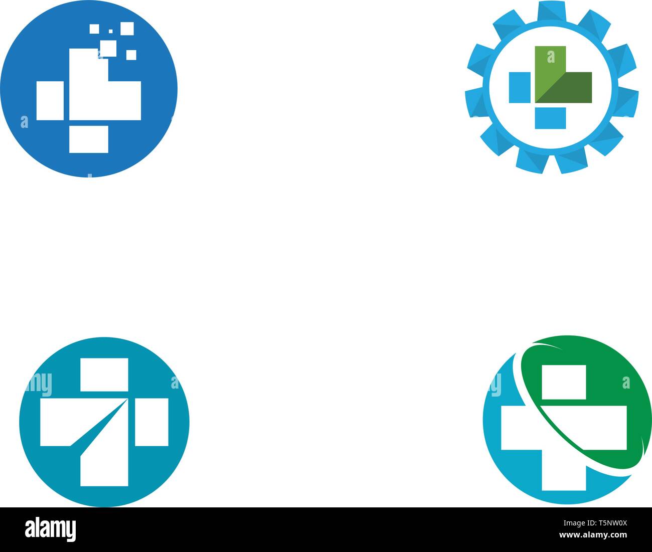 Hospital logo and symbols template icons vector health Stock Vector ...