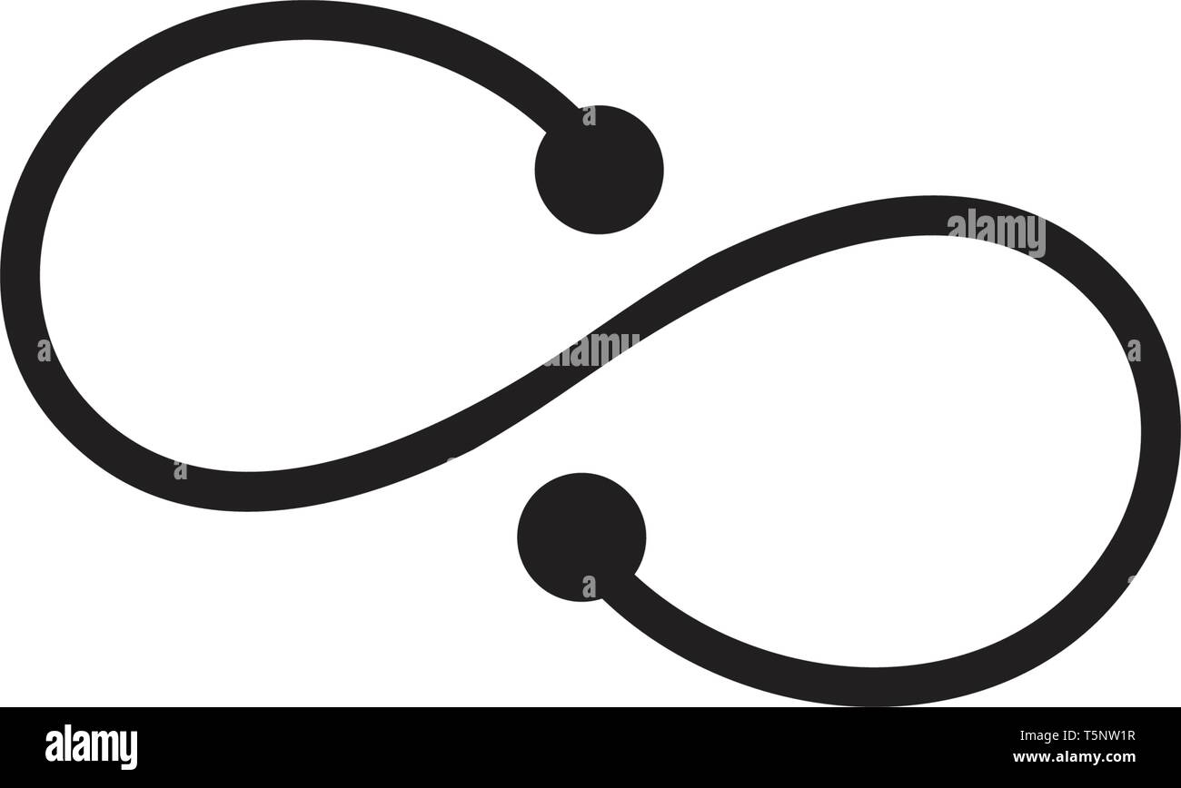 infinity LINE logo and symbol template icons vector Stock Vector Image ...
