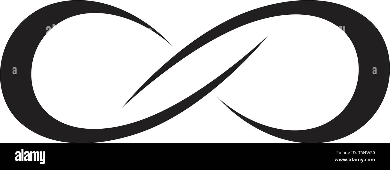 infinity LINE logo and symbol template icons vector Stock Vector Image ...