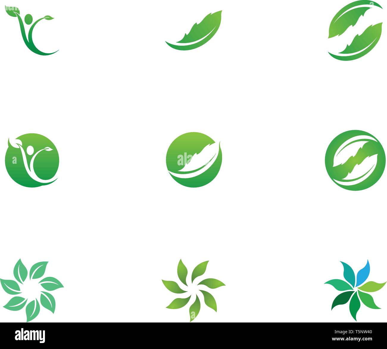 Ecology logo illustration - Vector Stock Vector Image & Art - Alamy