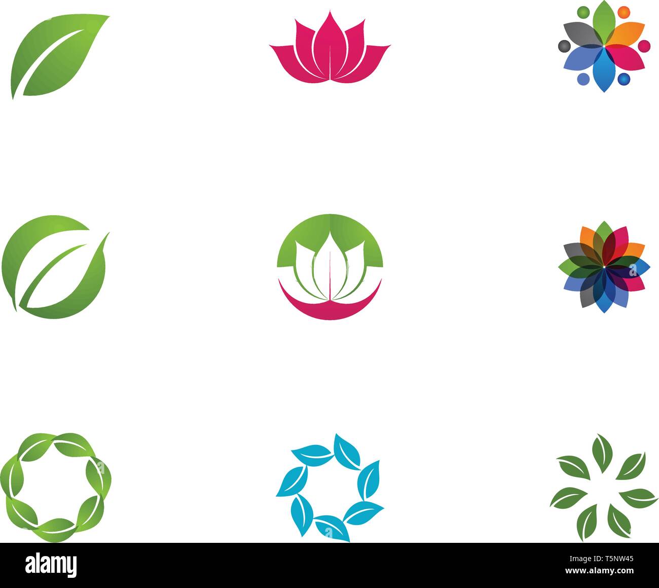 Ecology logo illustration - Vector Stock Vector Image & Art - Alamy